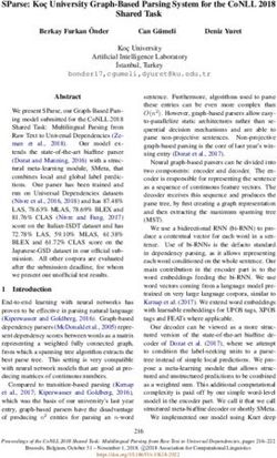SPARSE: KOC UNIVERSITY GRAPH-BASED PARSING SYSTEM FOR THE CONLL 2018 SHARED TASK
