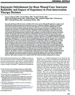 Enzymatic Debridement for Burn Wound Care: Interrater Reliability and ...
