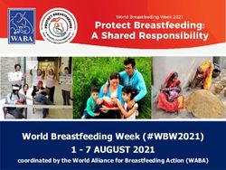 World Breastfeeding Week (#WBW2021) 1 - 7 AUGUST 2021 coordinated by ...