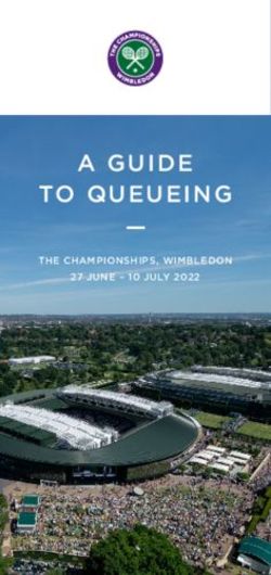 A GUIDE TO QUEUEING THE CHAMPIONSHIPS, WIMBLEDON 27 JUNE - 10 JULY 2022