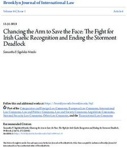 Chancing the Arm to Save the Face: The Fight for Irish Gaelic ...