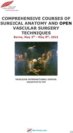 COMPREHENSIVE COURSES OF SURGICAL ANATOMY AND OPEN VASCULAR SURGERY ...