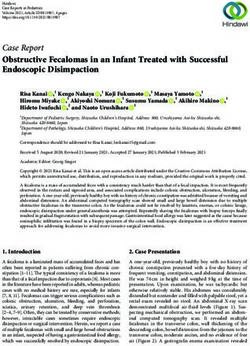 Case Report Obstructive Fecalomas in an Infant Treated with Successful ...