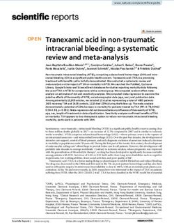 Tranexamic acid in non traumatic intracranial bleeding: a systematic ...