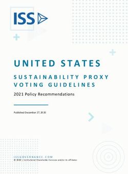 UNITED STATES SUSTAINABILITY PROXY VOTING GUIDELINES - Institutional ...