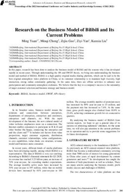 Research on the Business Model of Bilibili and Its Current Problems