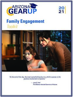 Family Engagement Toolkit 20 21 - Northern Arizona University