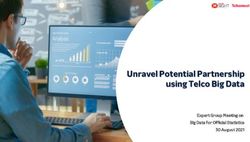 Unravel Potential Partnership using Telco Big Data - Expert Group ...