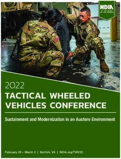 TACTICAL WHEELED VEHICLES CONFERENCE - 2022 Sustainment and ...