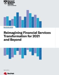 Reimagining Financial Services Transformation for 2021 and Beyond