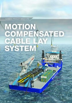 MOTION COMPENSATED CABLE LAY SYSTEM - HUISMAN PRODUCT BROCHURE