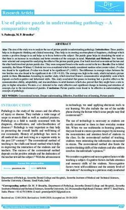 Use of picture puzzle in understanding pathology - A comparative study ...