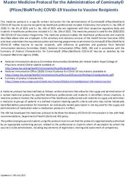 Master Medicine Protocol for the Administration of Comirnaty (Pfizer ...