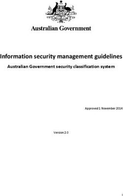 Information security management guidelines - Australian Government ...