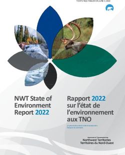 NWT State of Environment Report 2022 Rapport 2022 sur l'état de l ...