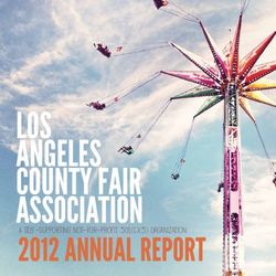A Self-supporting not-for-profit 501(c)(5) Organization - Fairplex