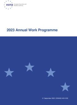 2023 Annual Work Programme