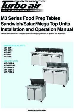 M3 Series Food Prep Tables Sandwich/Salad/Mega Top Units Installation ...