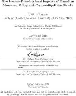 The Income-Distributional Impacts of Canadian Monetary Policy and ...