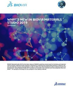 WHAT'S NEW IN BIOVIA MATERIALS STUDIO 2019