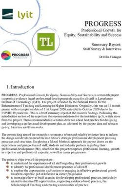 PROGRESS Professional Growth for Equity, Sustainability and Success Summary Report: Staff Survey ...
