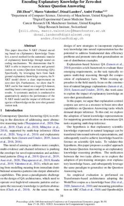 Encoding Explanatory Knowledge for Zero-shot Science Question Answering