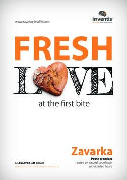 FRESH - Zavarka at the first bite - Lesaffre