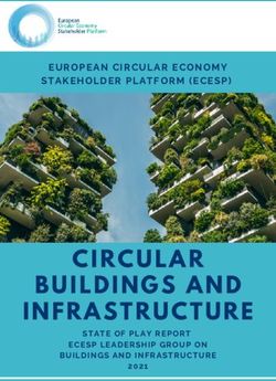 CIRCULAR BUILDINGS AND INFRASTRUCTURE - EUROPEAN CIRCULAR ECONOMY ...