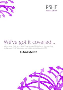 We've got it covered - Updated July 2019 Mapping the PSHE Association ...
