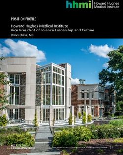 POSITION PROFILE Howard Hughes Medical Institute Vice President of ...