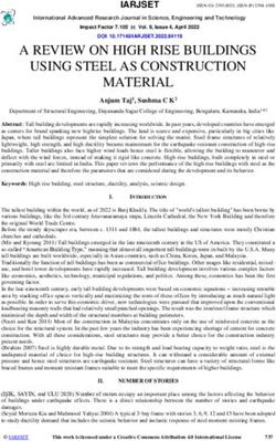 A REVIEW ON HIGH RISE BUILDINGS USING STEEL AS CONSTRUCTION MATERIAL ...