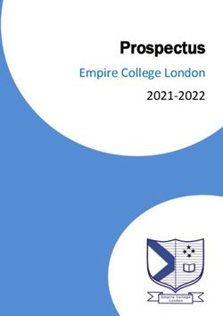 Prospectus Empire College London 2021-2022 - ECL