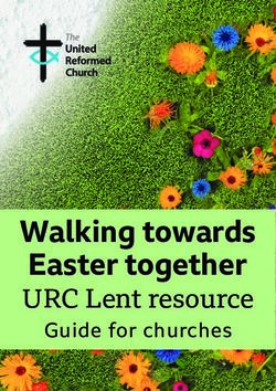 Walking towards Easter together - URC Lent resource Guide for churches ...