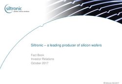 Siltronic - a leading producer of silicon wafers - Fact Book Investor ...