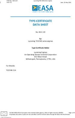 TYPE-CERTIFICATE DATA SHEET - EASA