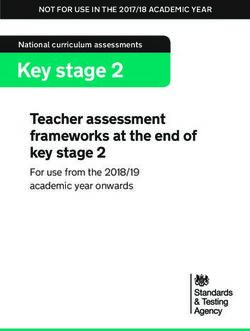Key stage 2 Teacher assessment frameworks at the end of key stage 2 ...