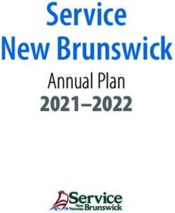 Service New Brunswick - Annual Plan 2021-2022 - Service Nouveau-Brunswick