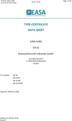 TYPE-CERTIFICATE DATA SHEET - EASA