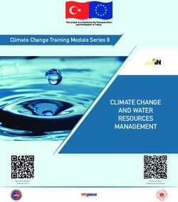 CLIMATE CHANGE AND WATER RESOURCES MANAGEMENT - Climate Change Training ...