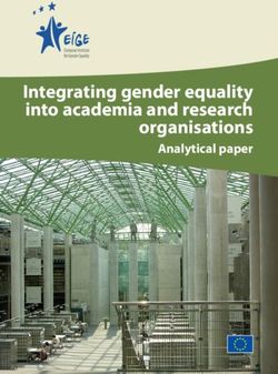 Integrating gender equality into academia and research organisations ...
