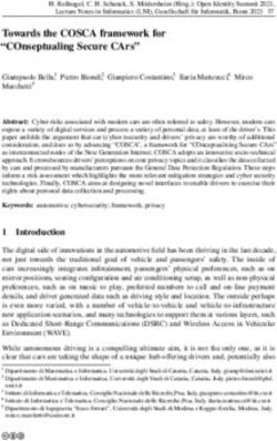 Towards the COSCA framework for "COnseptualing Secure CArs"