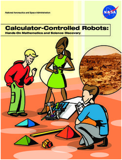 Calculator-Controlled Robots: Hands-On Mathematics and Science Discovery