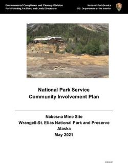 National Park Service Community Involvement Plan