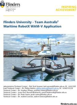 FLINDERS UNIVERSITY - TEAM AUSTRALIS2 MARITIME ROBOTX WAM-V APPLICATION ...