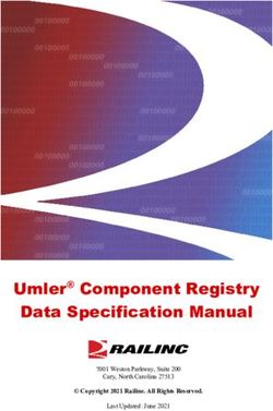 Umler Component Registry Data Specification Manual - Copyright 2021 Railinc. All Rights Reserved.
