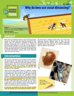 Why do bees use social distancing?