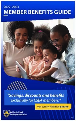 MEMBER BENEFITS GUIDE 2022-2023 - "Savings, discounts and benefits